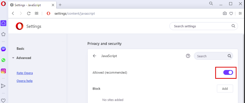 Cómo activar JavaScript en tu navegador