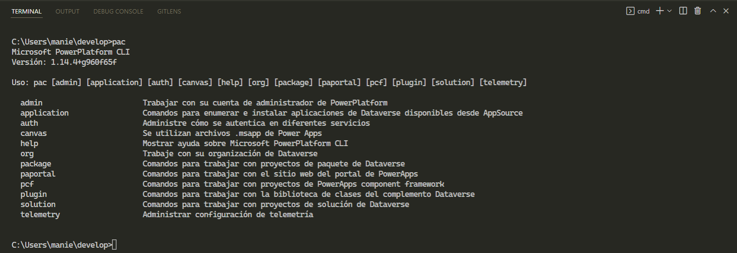 Microsoft Power Platform CLI ¿Qué es, cómo la consigo y cómo la uso?